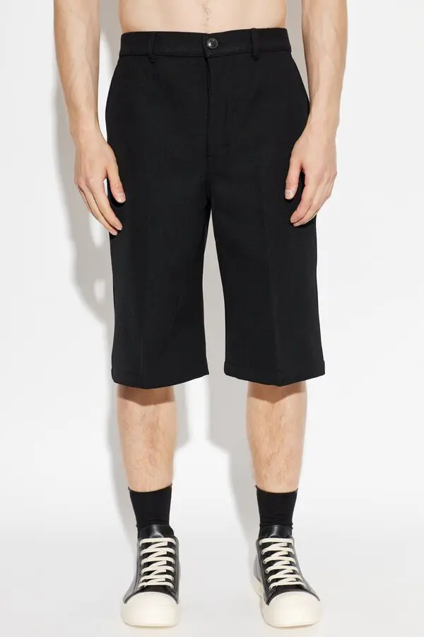 Rick Owens Wool Bermuda Shorts