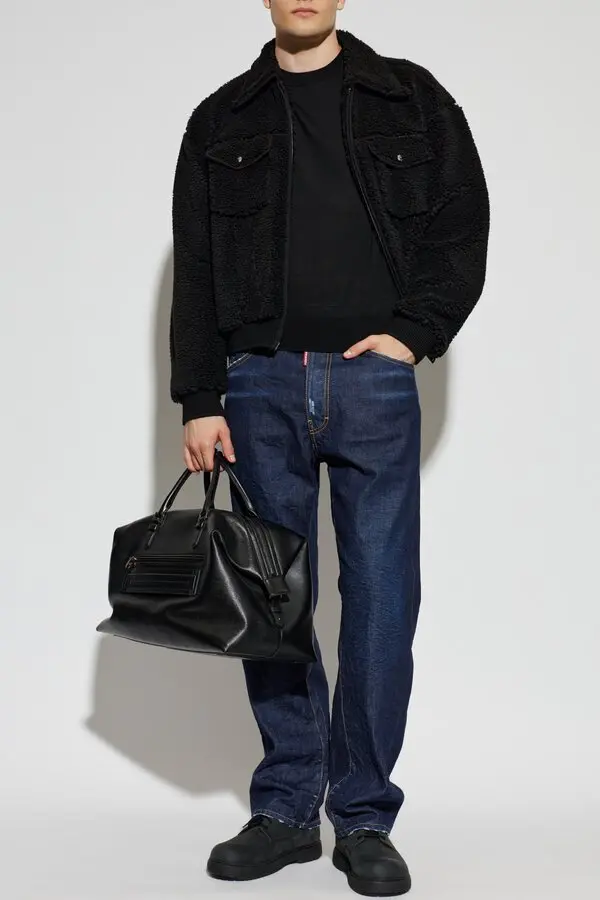 Dsquared2 Wool Sweater With Embroidered Logo