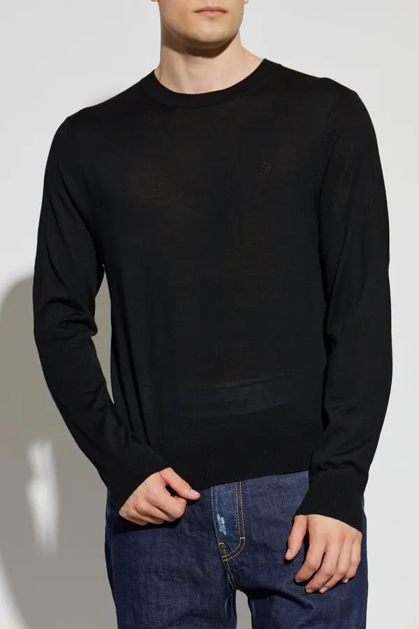 Dsquared2 Wool Sweater With Embroidered Logo