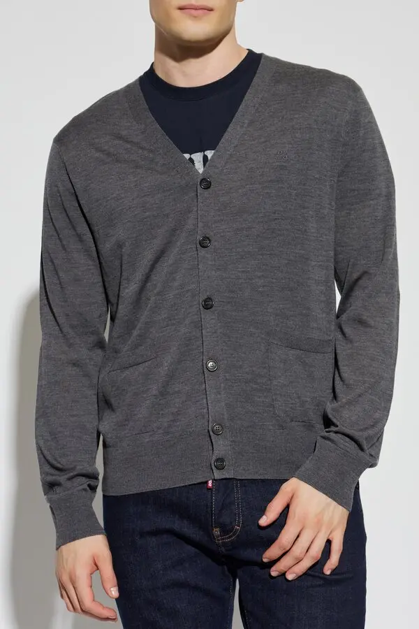 Dsquared2 Wool Cardigan With Pockets