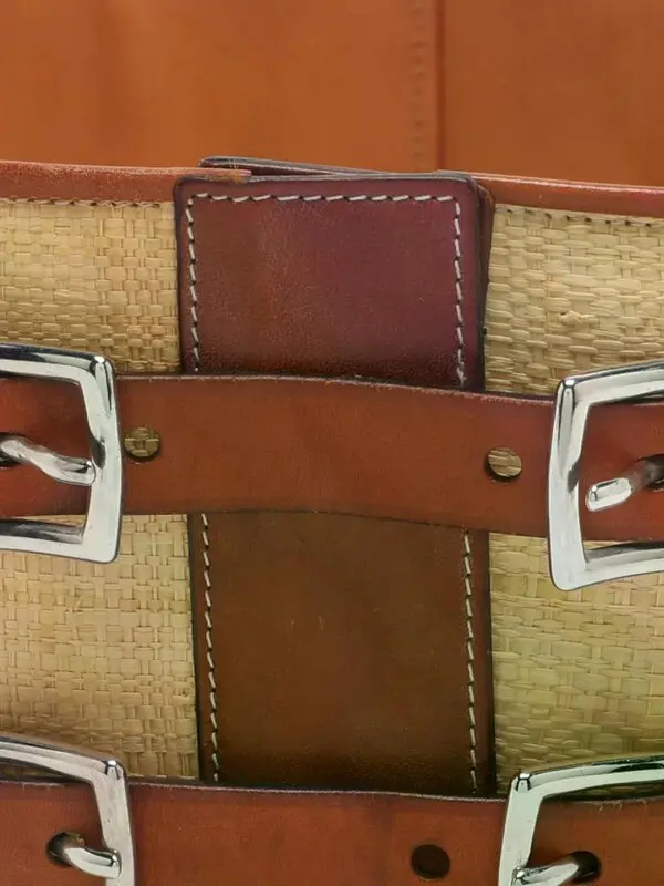 Ralph Lauren Woven Straw Belt
