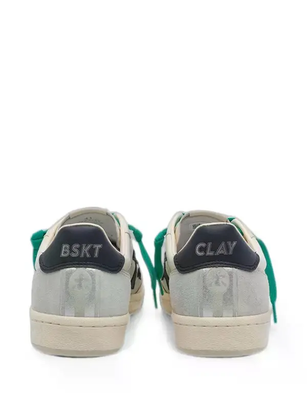 Premiata Clay Logo Patch Sneakers - Neutrals