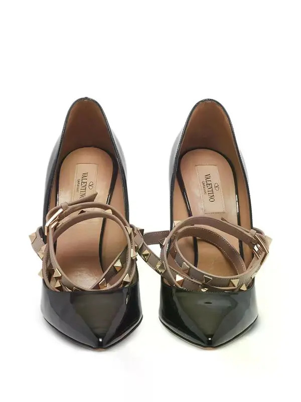 Valentino Garavani Rockstud Ankle Wrap Pumps - Black