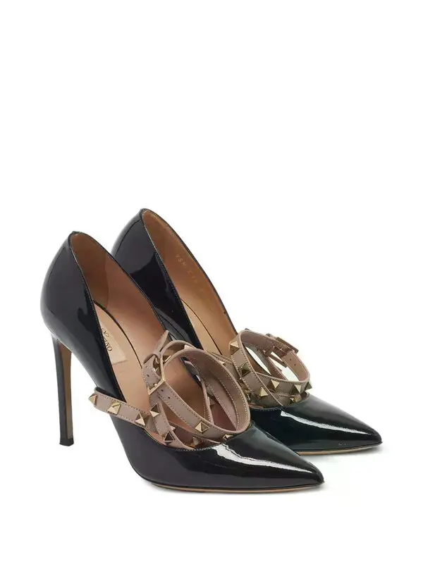 Valentino Garavani Rockstud Ankle Wrap Pumps - Black