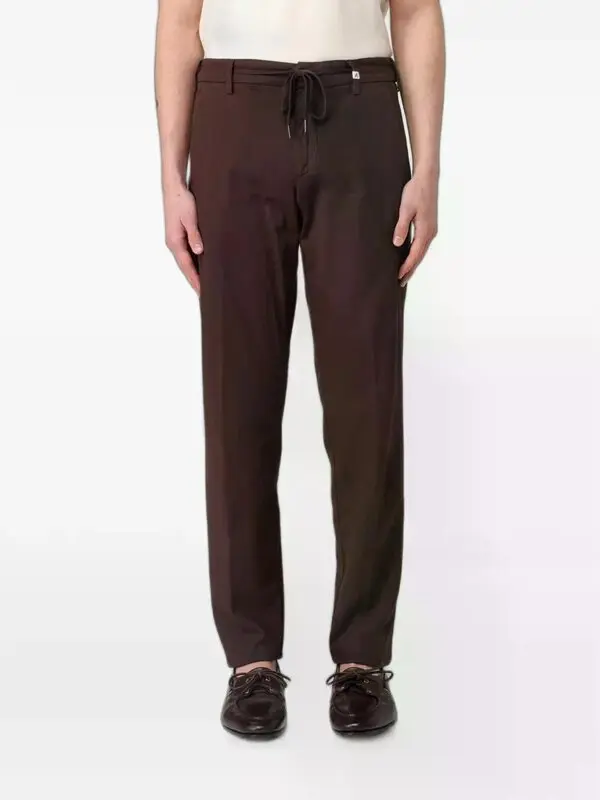 MYTHS Drawstring Straight-leg Trousers