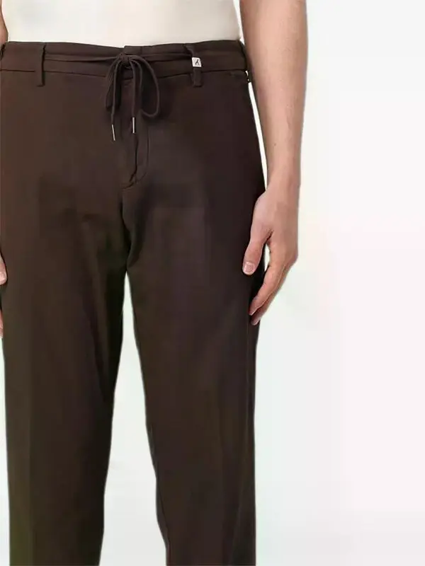 MYTHS Drawstring Straight-leg Trousers