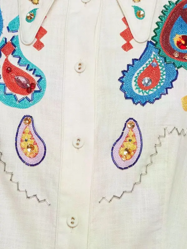 ALEMAIS Cream Long Sleeve Shirt