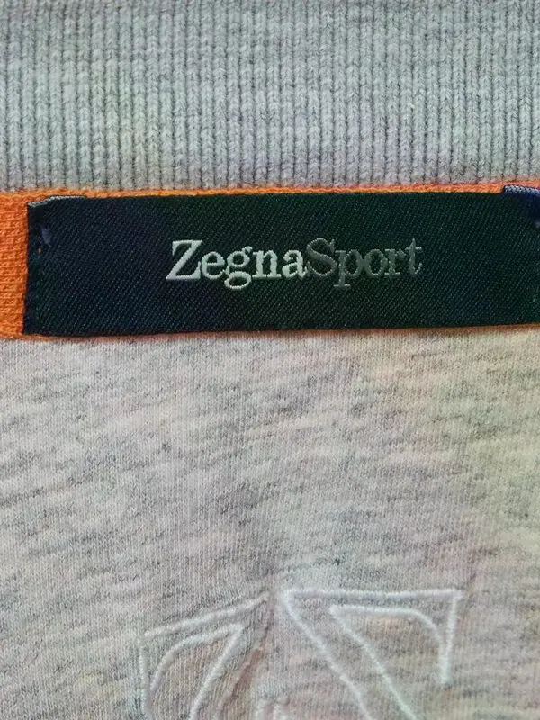 Zegna Pique Knit Polo Shirt