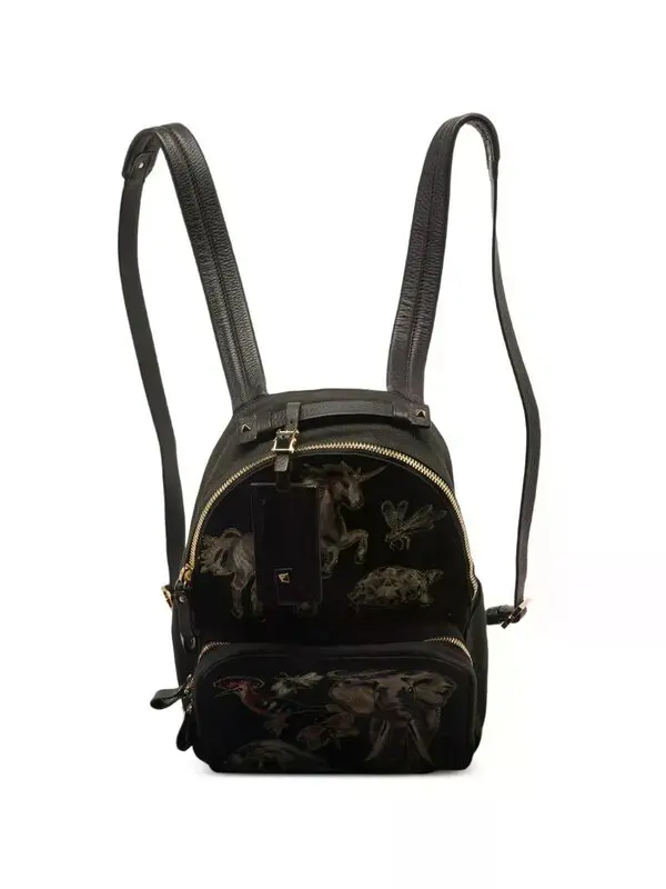 Valentino Garavani Animal Embroidered Backpack