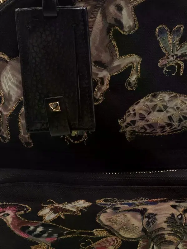 Valentino Garavani Animal Embroidered Backpack