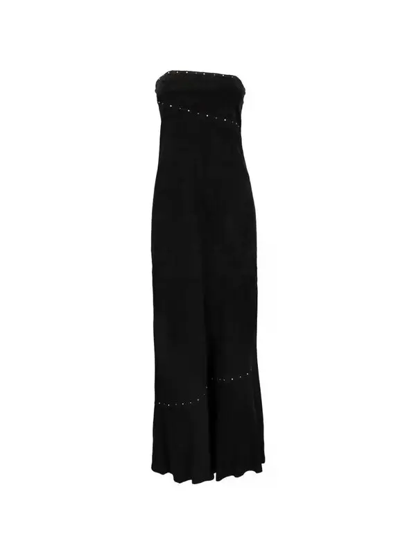 MARGHERITA MOSCONI Embellished Strapless Maxi Dress