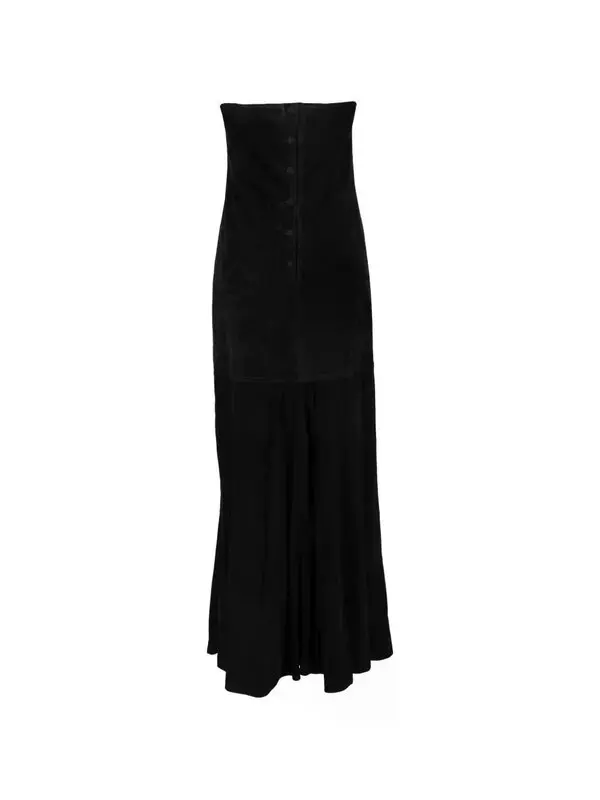MARGHERITA MOSCONI Embellished Strapless Maxi Dress