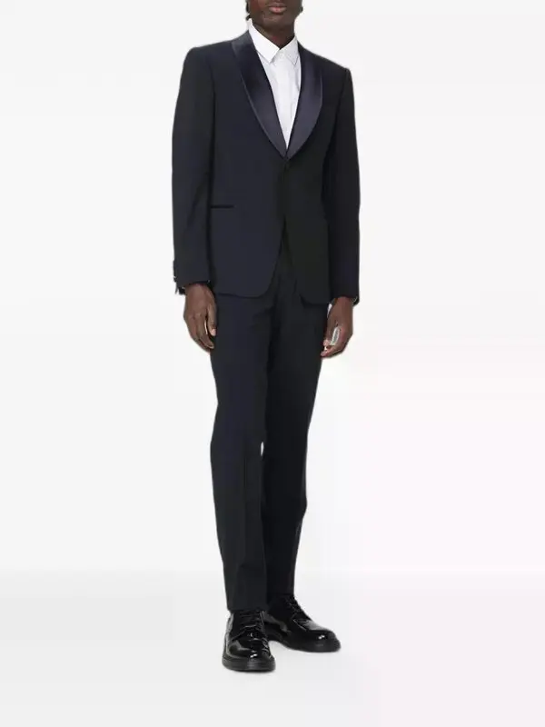 Emporio Armani Shawl-lapel Suit - Blue