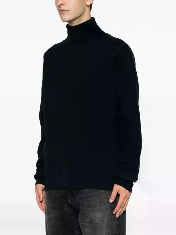 MAISON MARGIELA Roll Neck Sweater - Blue