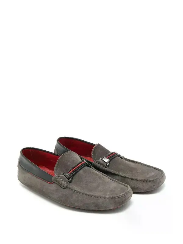 TOD'S Ferrari Braided-strap Loafers