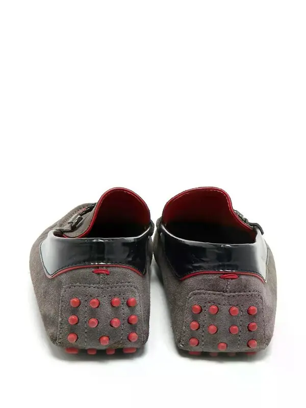 TOD'S Ferrari Braided-strap Loafers
