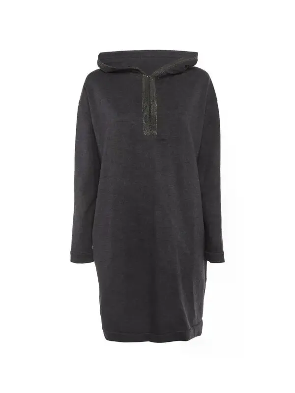Brunello Cucinelli Hooded Mini Dress