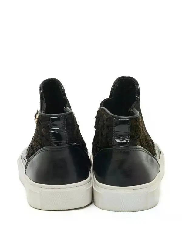 Tory Burch Floral Patterned Leather Sneakers