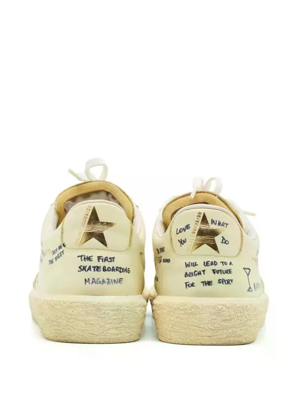 GOLDEN GOOSE Tenth Star Graffiti-print Sneakers