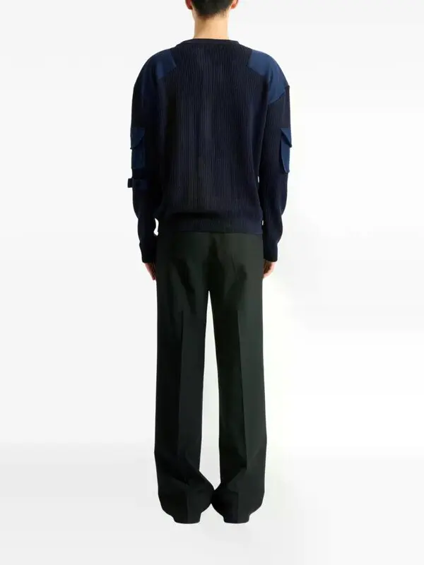 Balmain Wool Vintage Utility Jumper