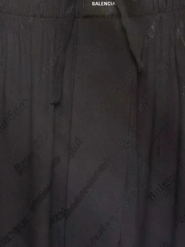 Balenciaga Logo Jacquard Trousers