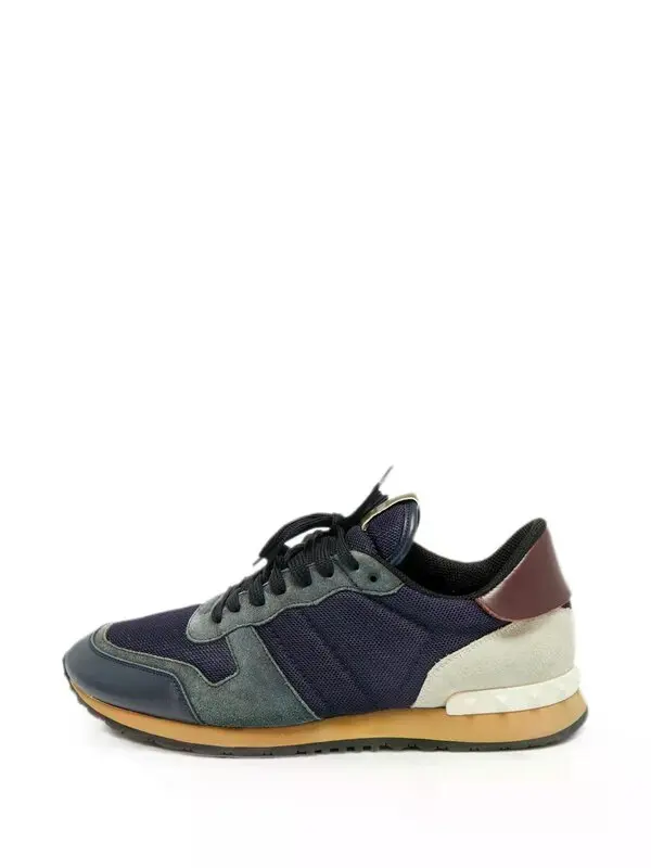 Valentino Garavani Rockrunner Low-top Sneakers - Blue