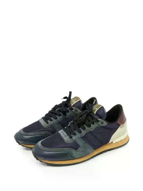 Valentino Garavani Rockrunner Low-top Sneakers - Blue