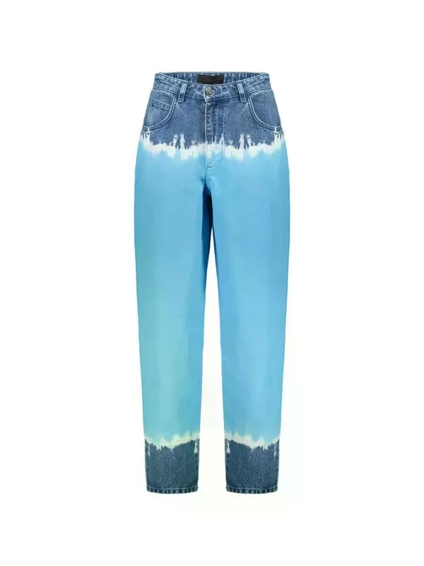 Alberta Ferretti Gradient Effect Panelled Jeans