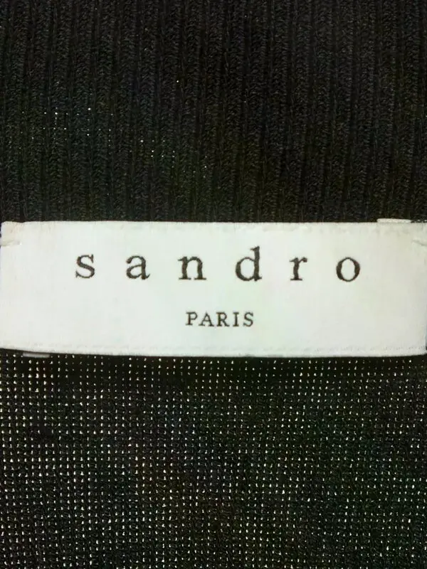 Sandro Piped-trim Half-zip Sweater