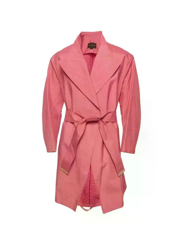 LOUIS VUITTON Belted Wide-lapel Coat
