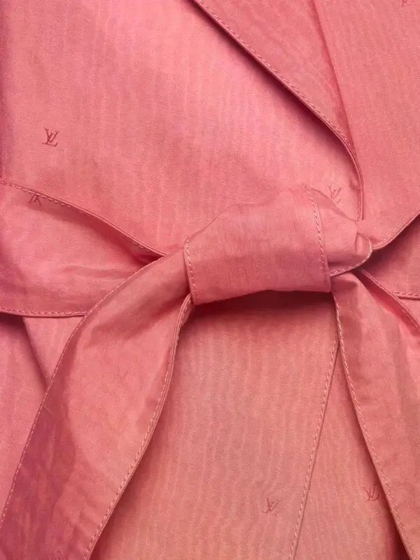 LOUIS VUITTON Belted Wide-lapel Coat