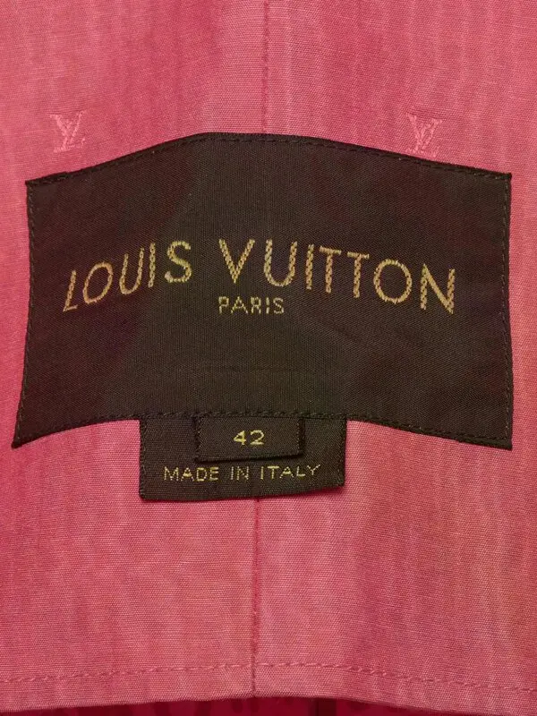 LOUIS VUITTON Belted Wide-lapel Coat