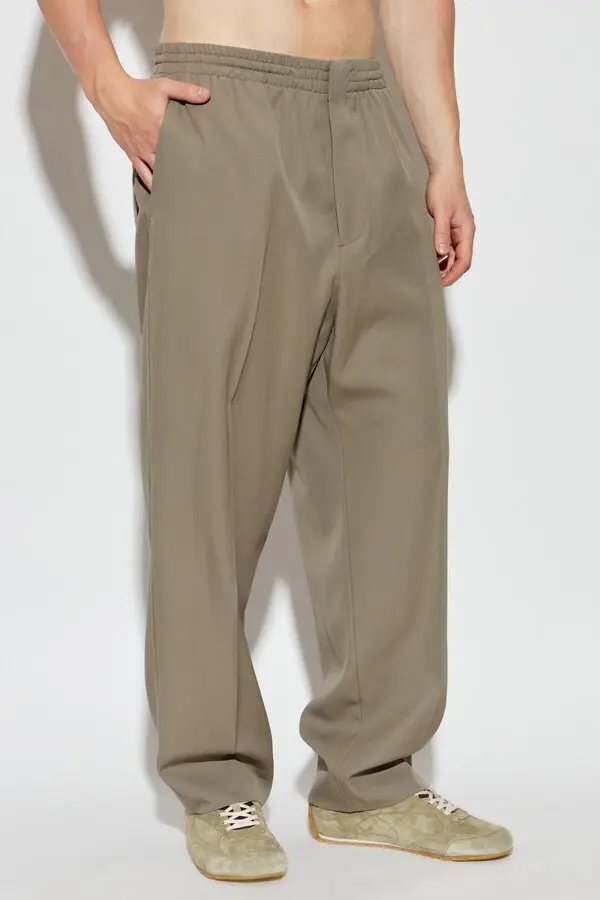 Bottega Veneta Wool Crease-front Trousers