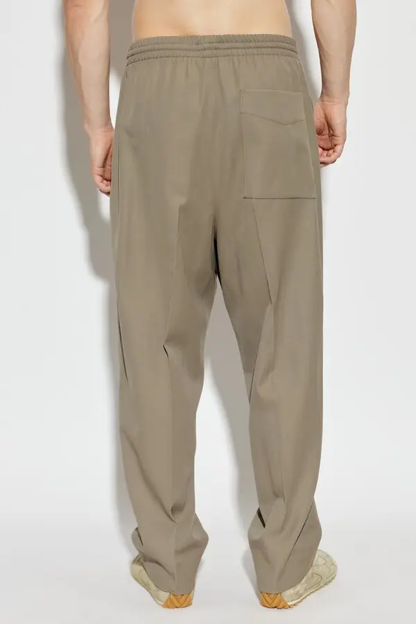Bottega Veneta Wool Crease-front Trousers
