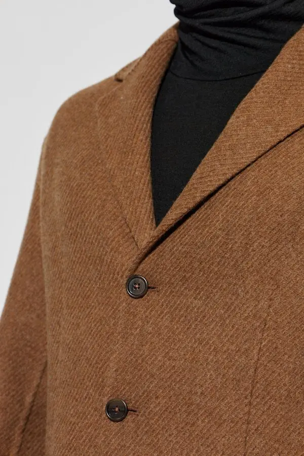 JIL SANDER Wool Coat With Single Vent