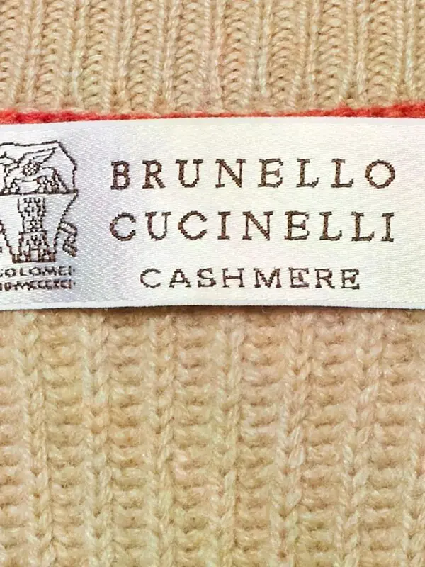 Brunello Cucinelli Rib-knit V-neck Sweater