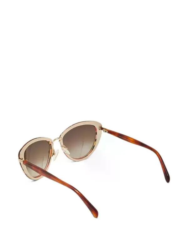 Emilio Pucci Cat-eye Sunglasses With Striped Pattern