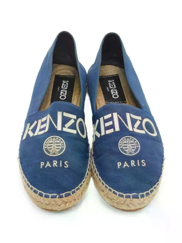 Kenzo Logo-embroidered Espadrilles
