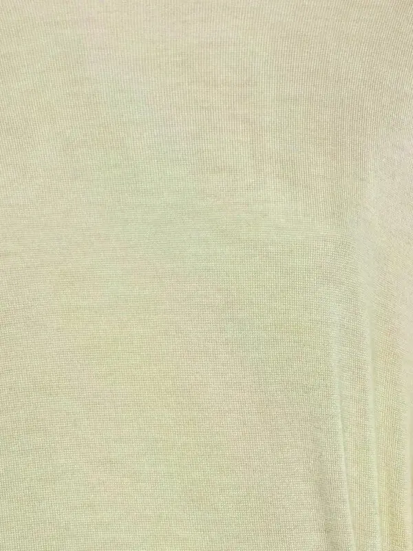 Celine Beige Knitted Texture Turtleneck Long Sleeves Sweater