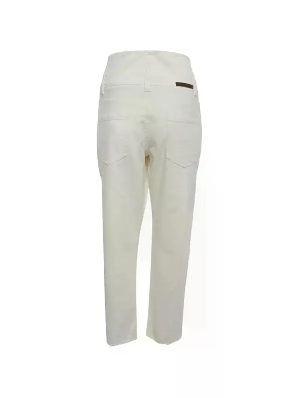 Brunello Cucinelli Straight-leg Raw-hem Jeans