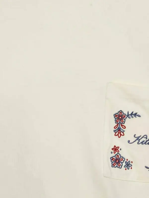 Kith Floral-embroidered Pocket T-shirt