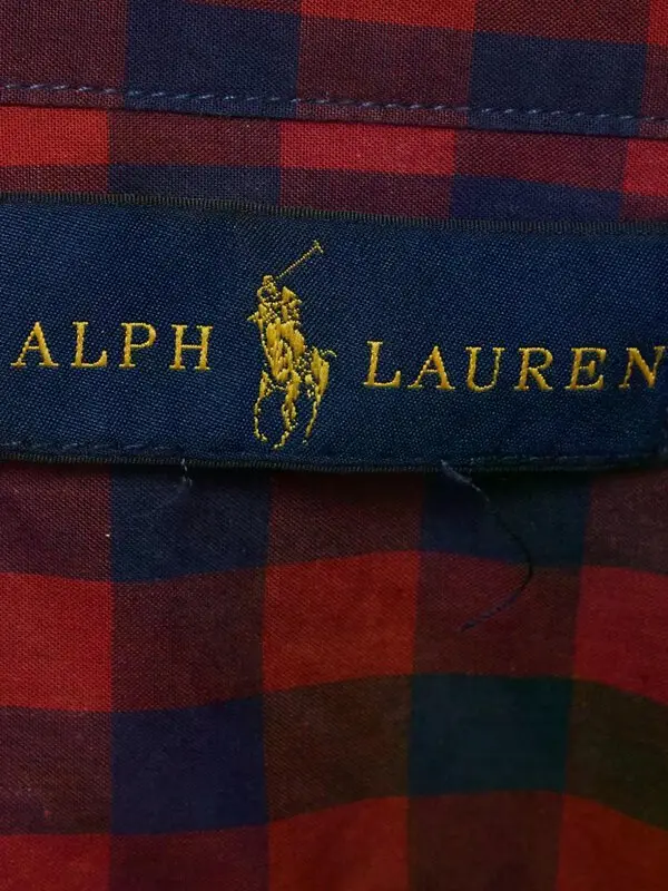 Ralph Lauren Plaid Button-down Shirt - Red