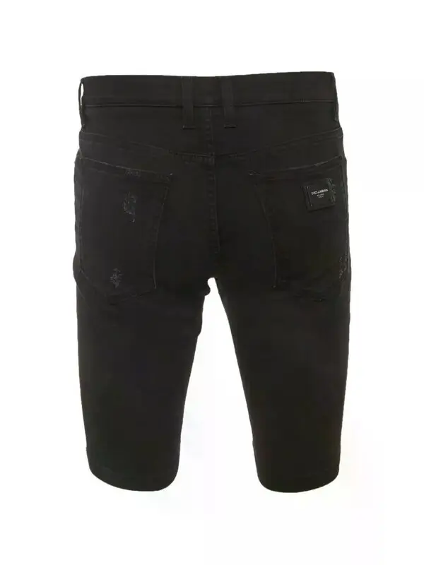 Dolce & Gabbana Distressed Denim Shorts