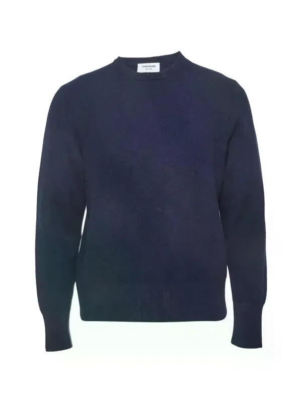 Thom Browne Back Stripe Crewneck Sweater