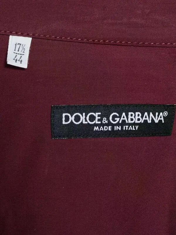 Dolce & Gabbana Logo-plaque Bowling Shirt