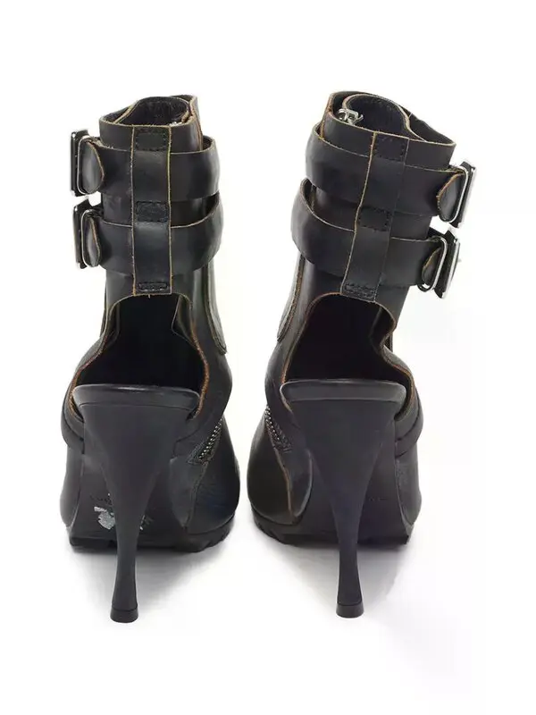 Balenciaga Buckled Ankle Boots