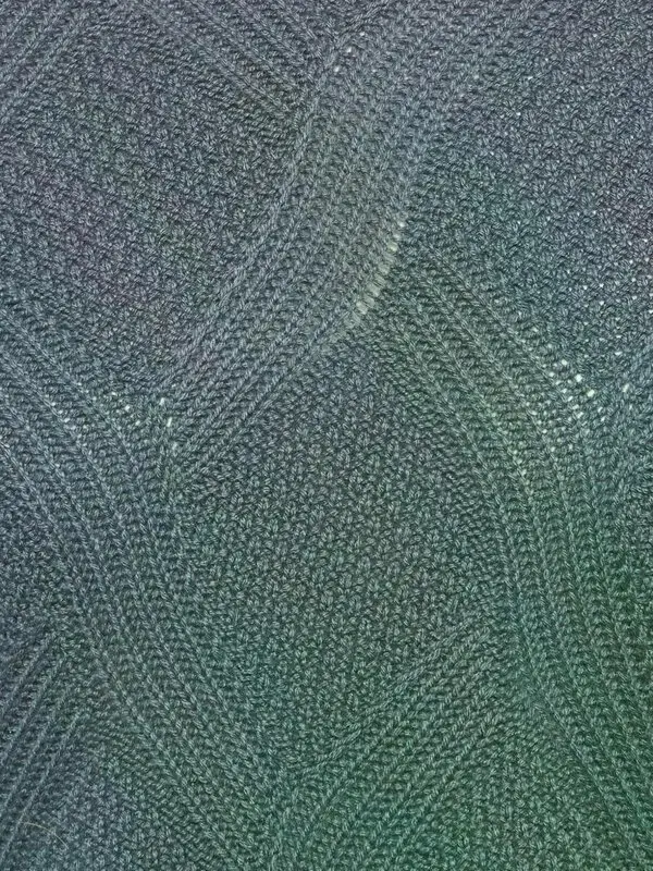Giorgio Armani Patterned Knit Cashmere Jumper