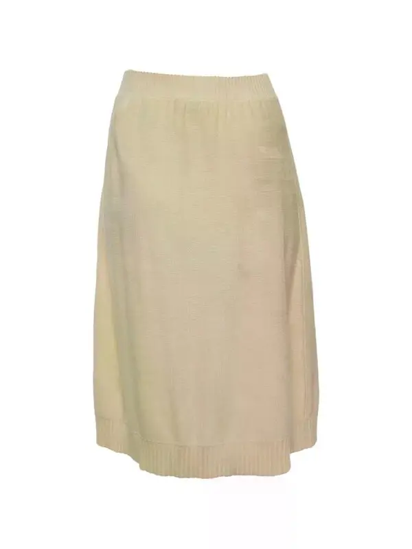 Sonia Rykiel Paris Rib-knit Pleated Midi Skirt