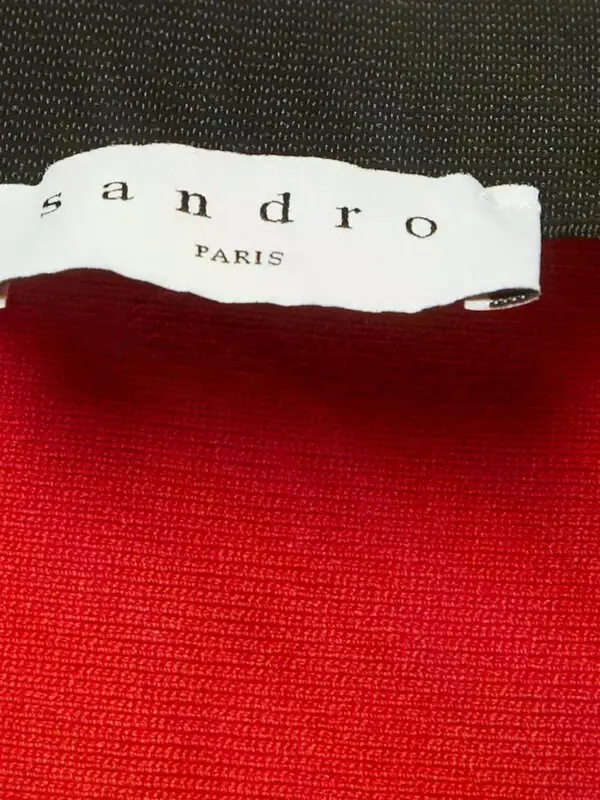 Sandro Ruffled Stretch-knit Mini Skirt