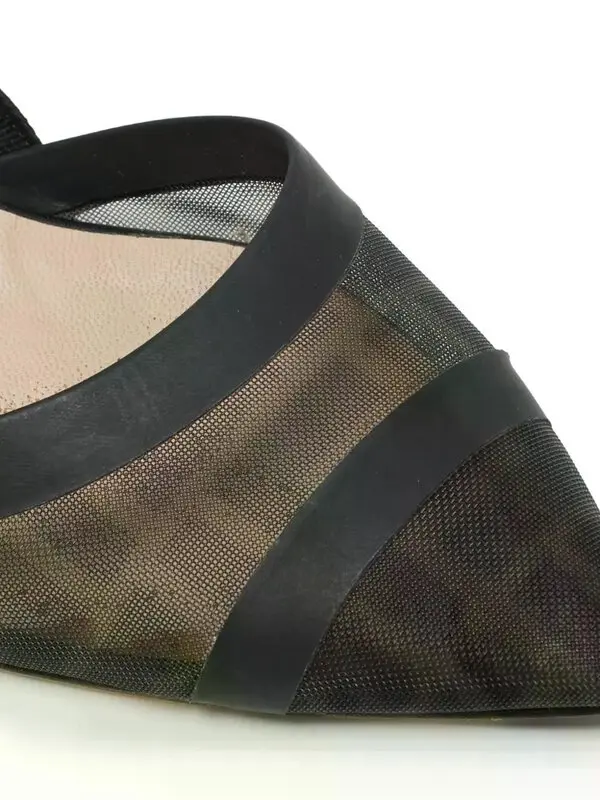 Fendi Colibri Mesh Slingback Pumps